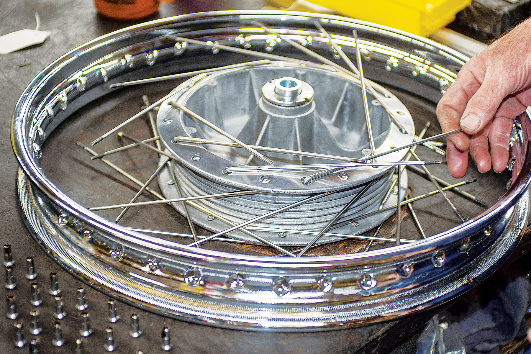 Buchanan’s Wheel Lacing Process - Motorcycle Classics